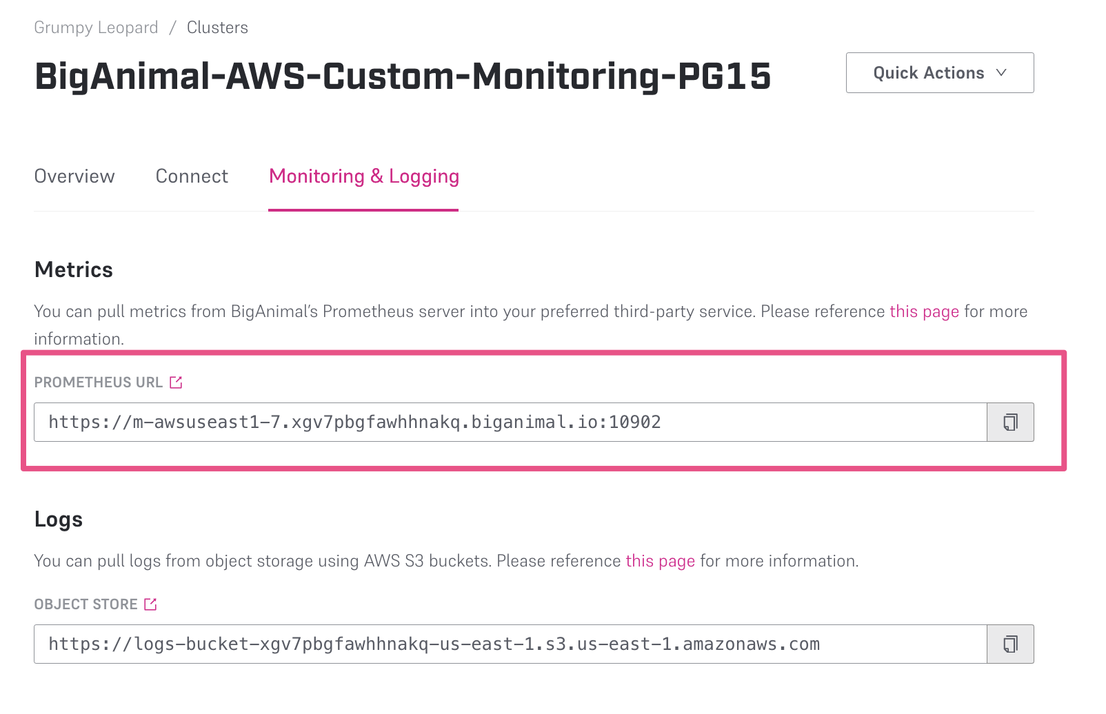 AWS BYOA Metrics | How to view metrics with Grafana using BigAnimal ... AWS BYOA Metrics | How to view metrics with Grafana using BigAnimal ...
