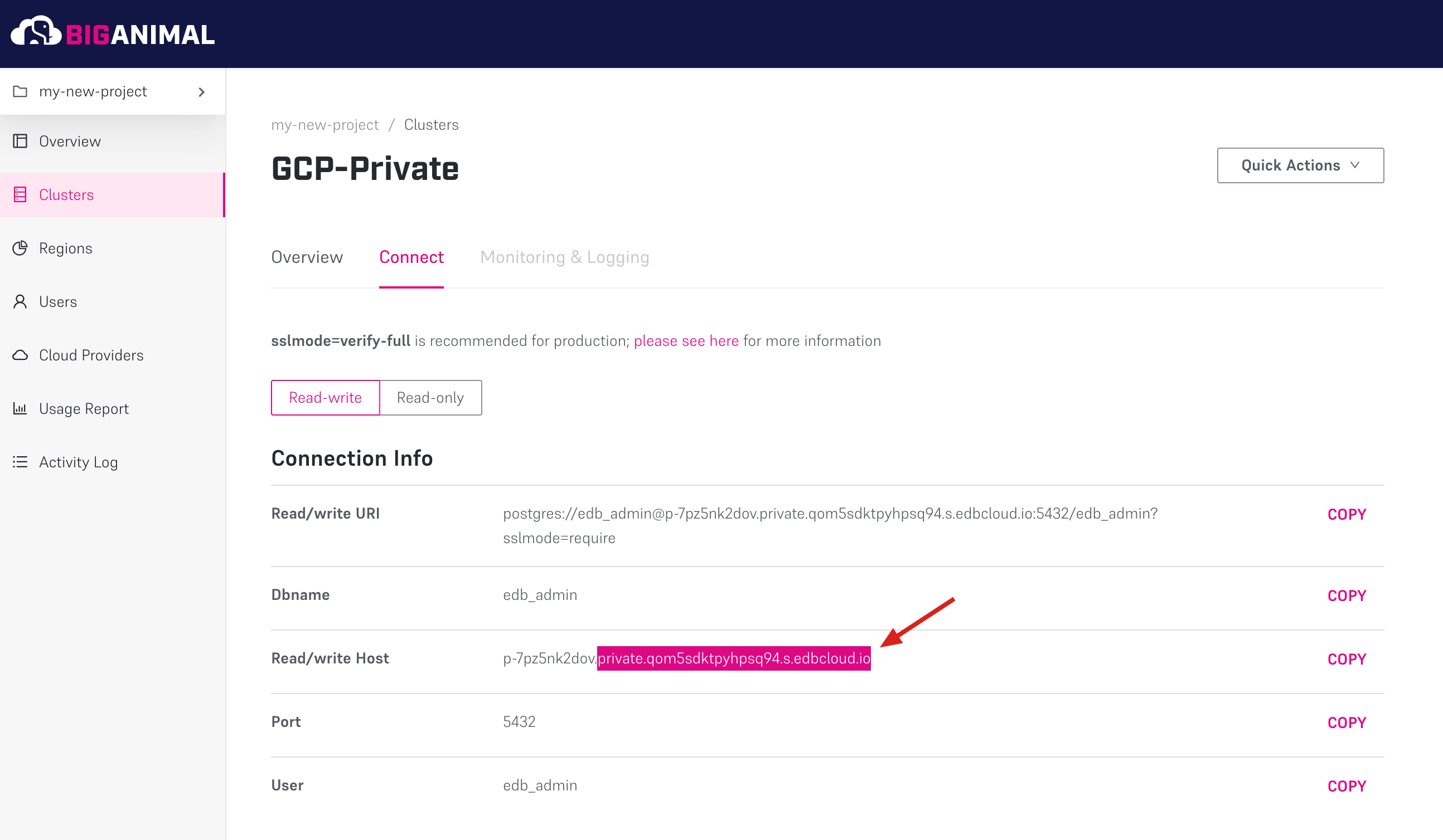 GCP | Connect to private cluster using GCP Private Endpoint – EnterpriseDB GCP | Connect to private cluster using GCP Private Endpoint – EnterpriseDB